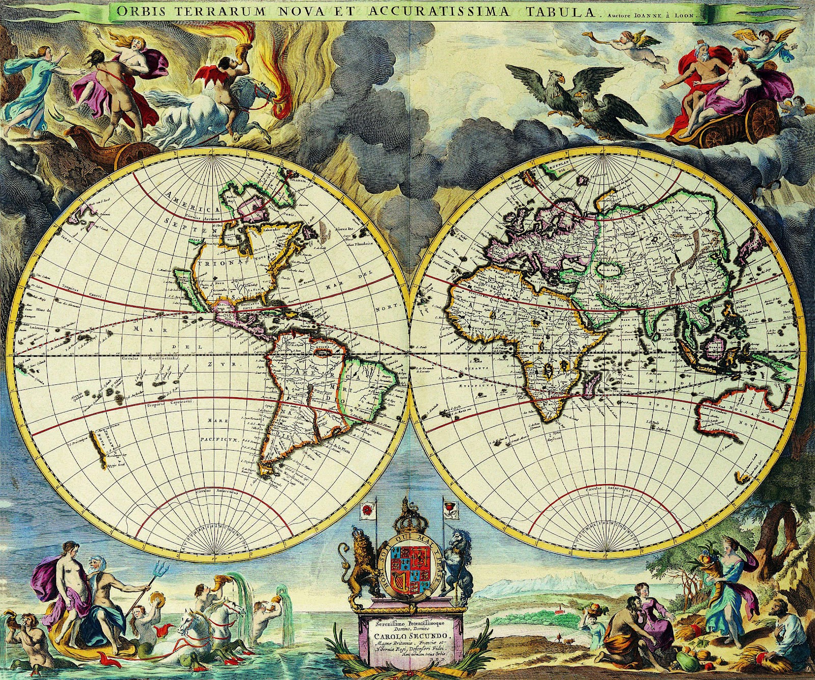 Picture2ALL: Old Maps Of The World Part 1/4