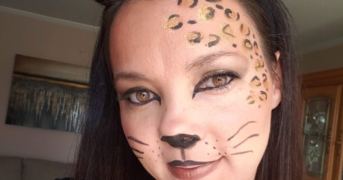 Flickers of Hope Beauty: Easy Leopard Halloween makeup look