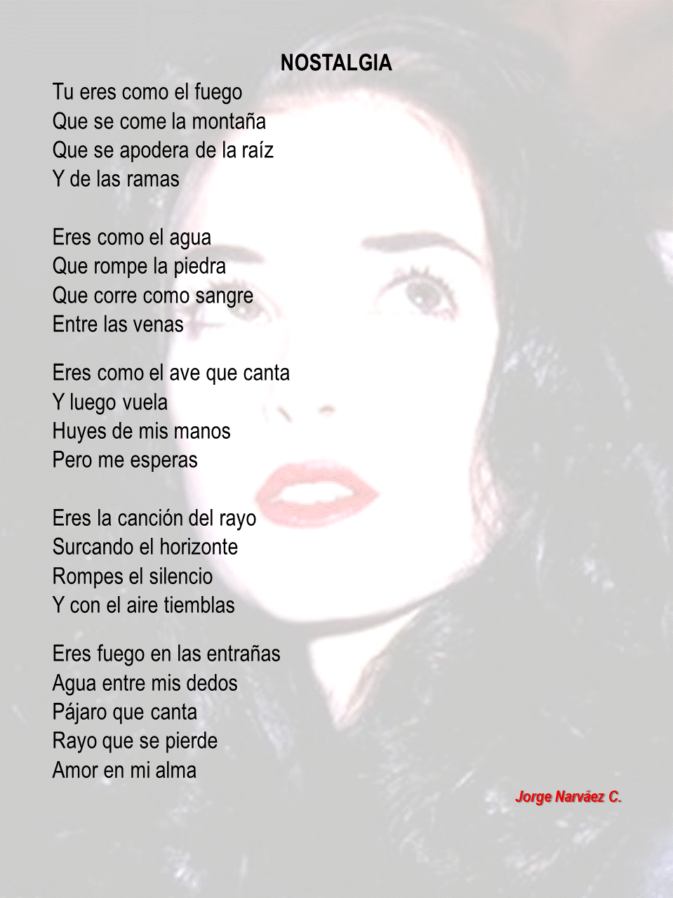 CUENTOS URBANOS Y OTROS POEMAS: NOSTALGIA