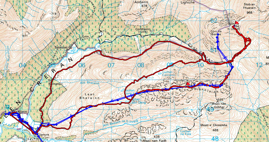Munros in the key of George: The Glen Etive Hills and Glencoe: Beinn ...