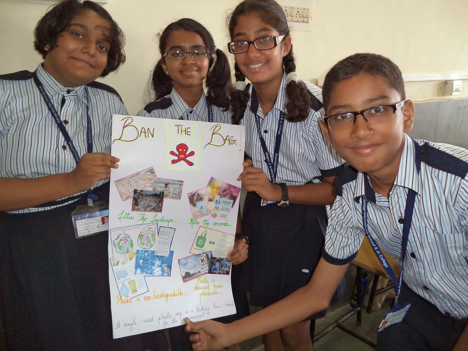The Rustomjee Cambridge Diaries: Grade 8: Poster making.