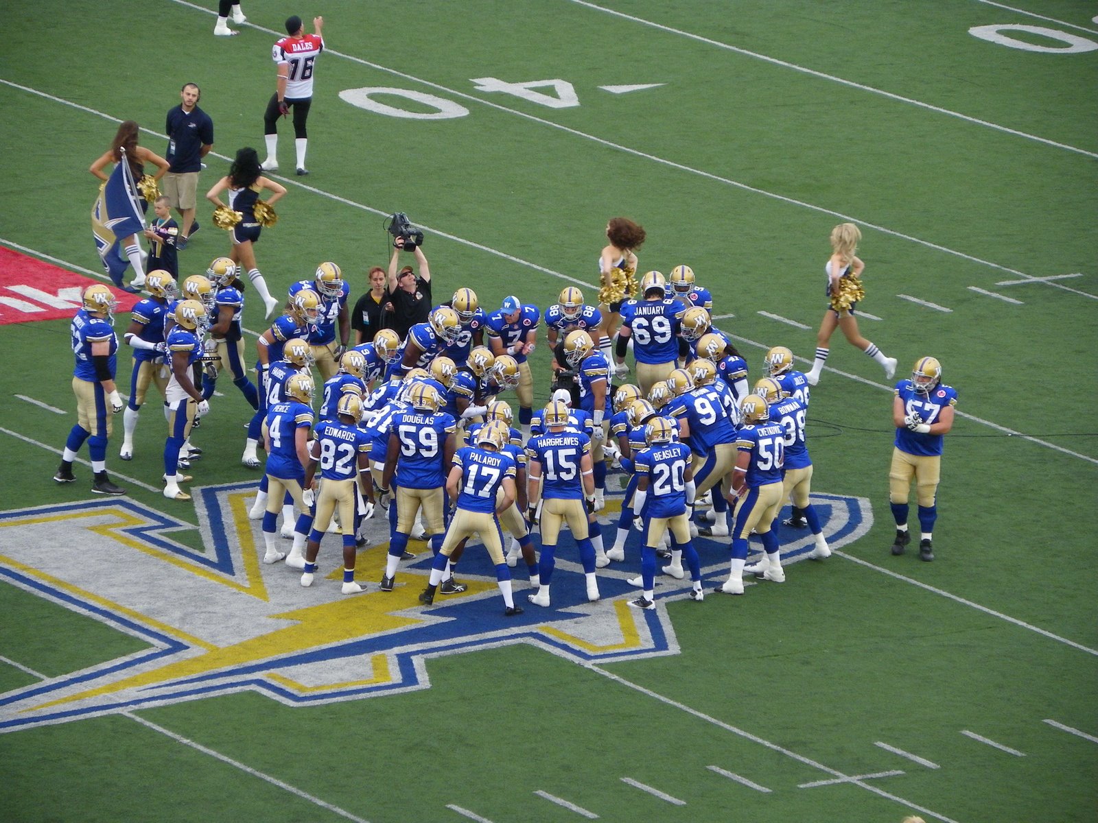 Living In His Blessings: Winnipeg Blue Bombers