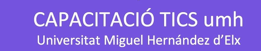 capacitació tics umh: Materials