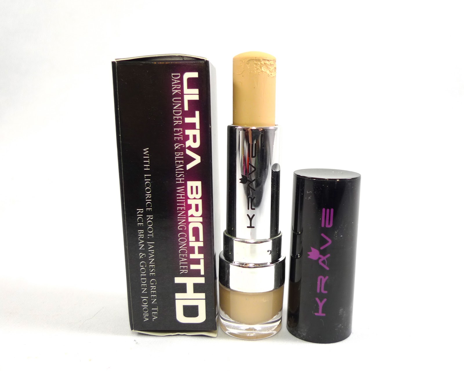 Review: Krave Cosmeceuticals Ultra Bright HD Concealer in Panettone