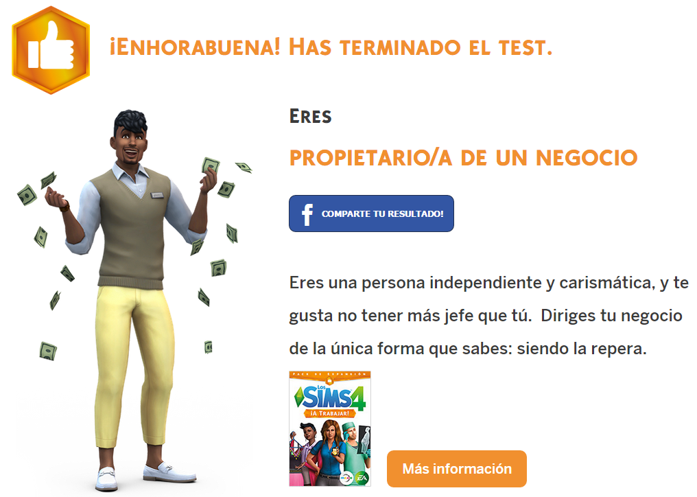 Test de Los Sims 4 ¡A Trabajar! (¿Que Profesión Es La Adecuada?) - Sims ...