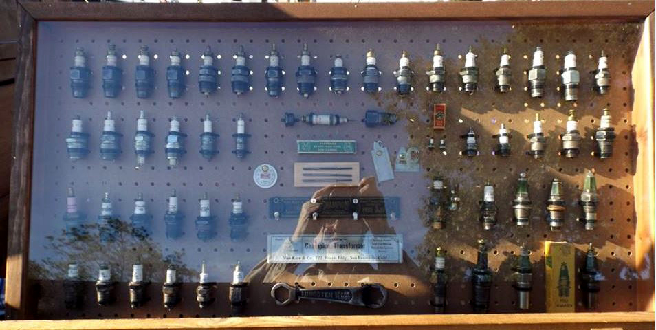 Just A Car Guy: Fantastic spark plug collection display (oh how I wish ...