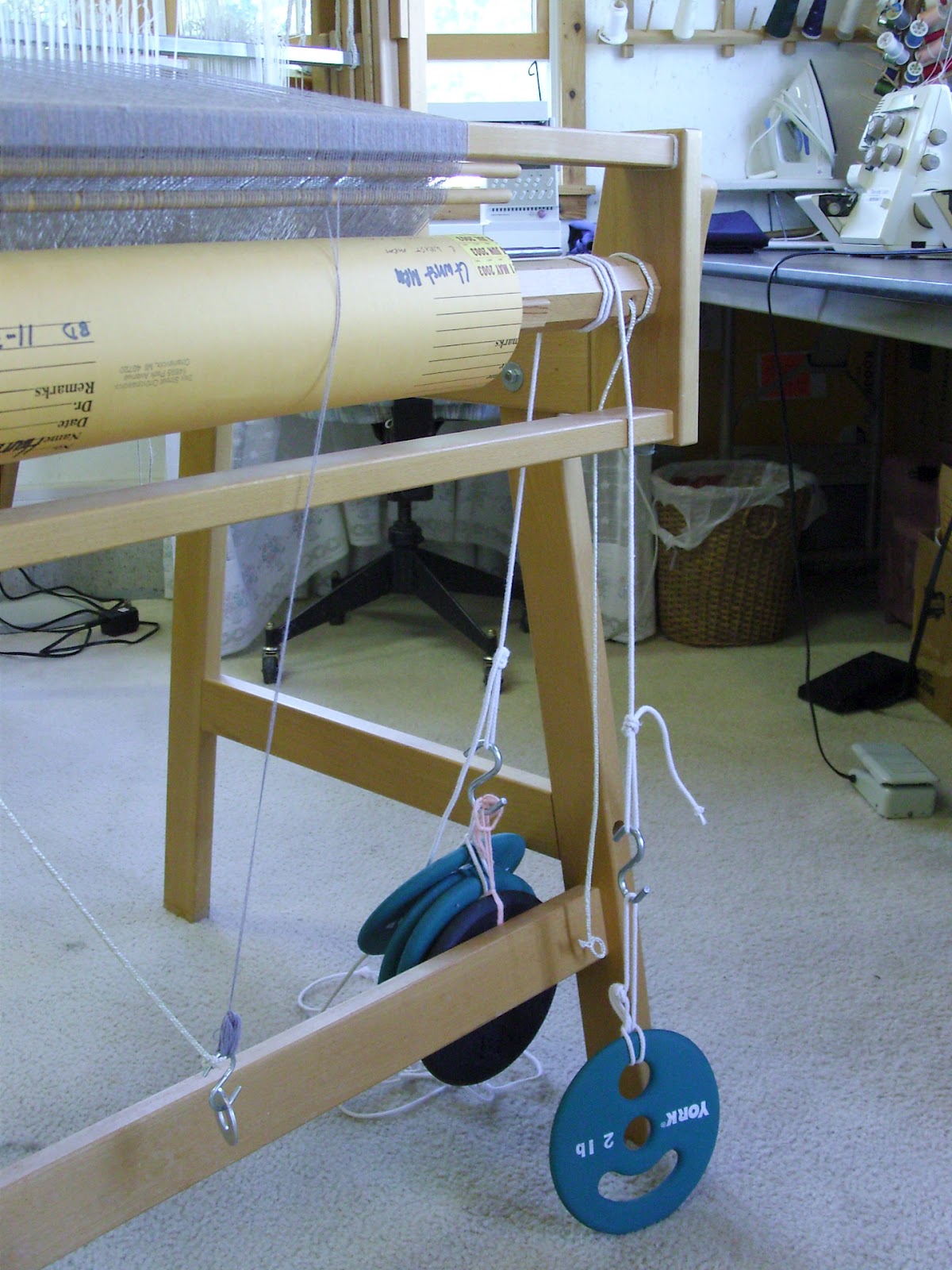 Daisy Hill Weaving Studio: Live Weight Tension Photos