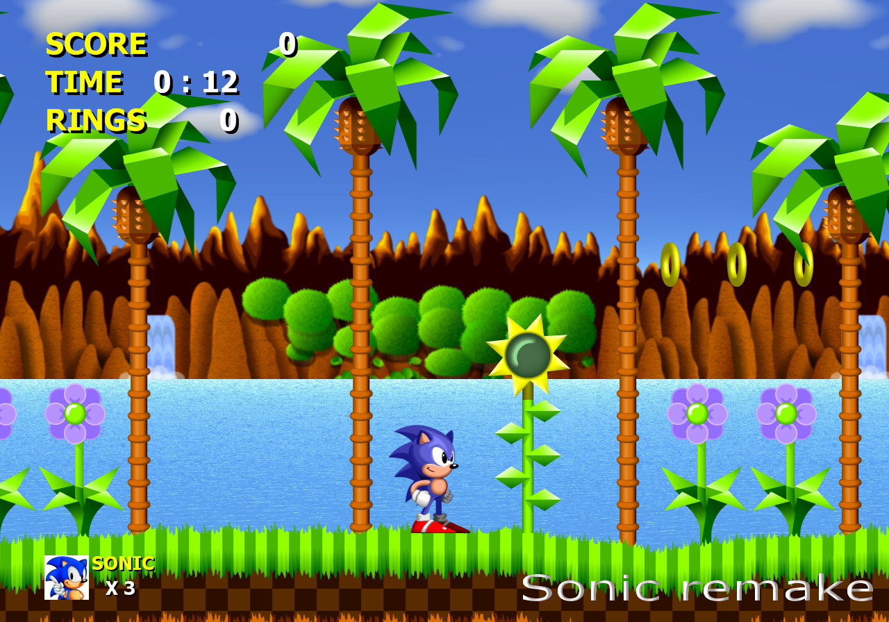 Sonic The Hedgehog Remake (unofficial): Images