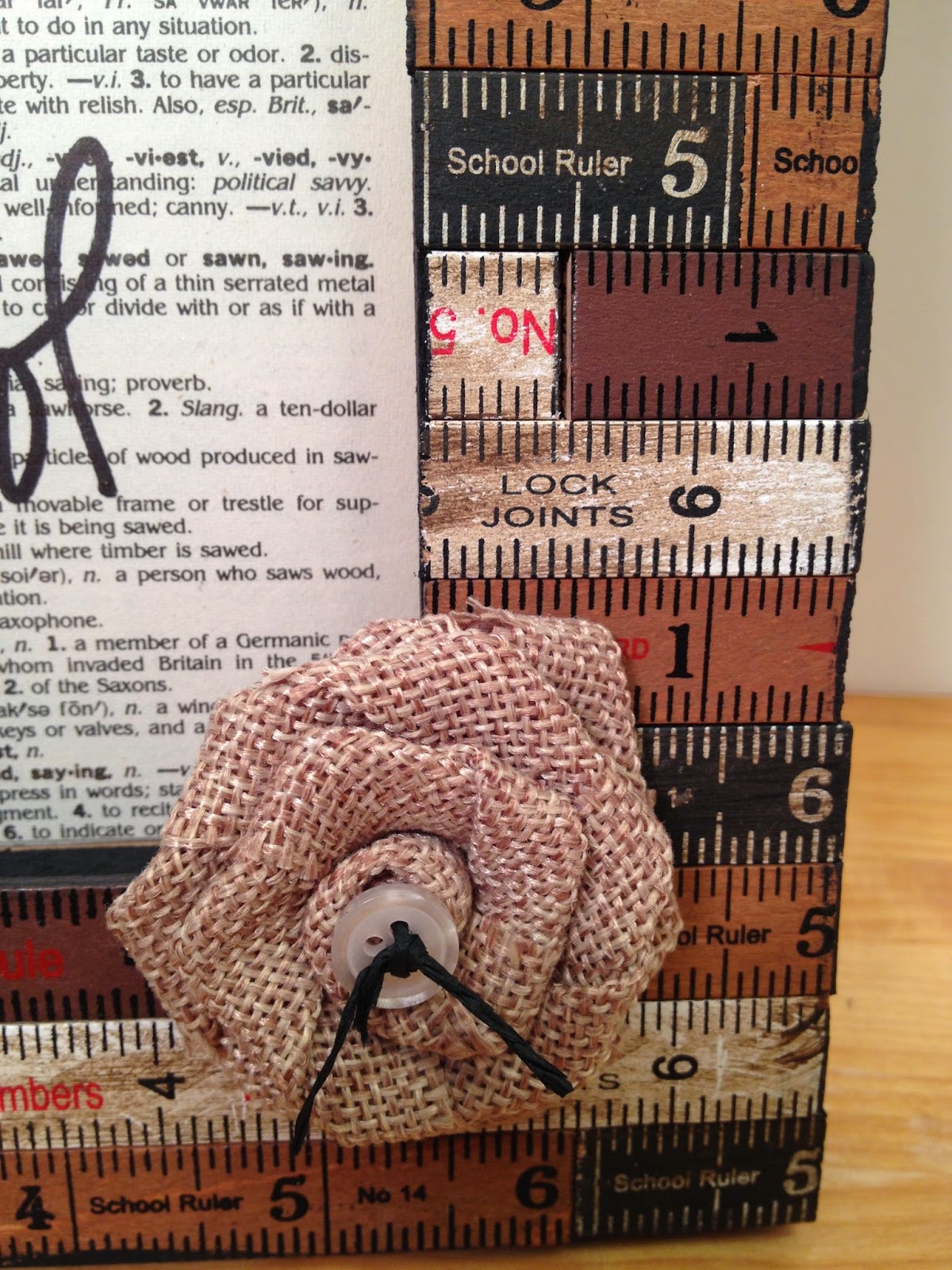 Beth Watson Design Studio: Back to School Craft: Vintage Ruler Picture ...
