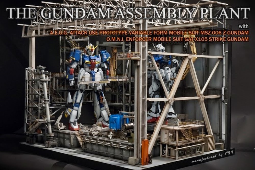 Custom Build: 1/60 Gundam Assemble Plant / Hangar Diorama - Gundam Kits ...