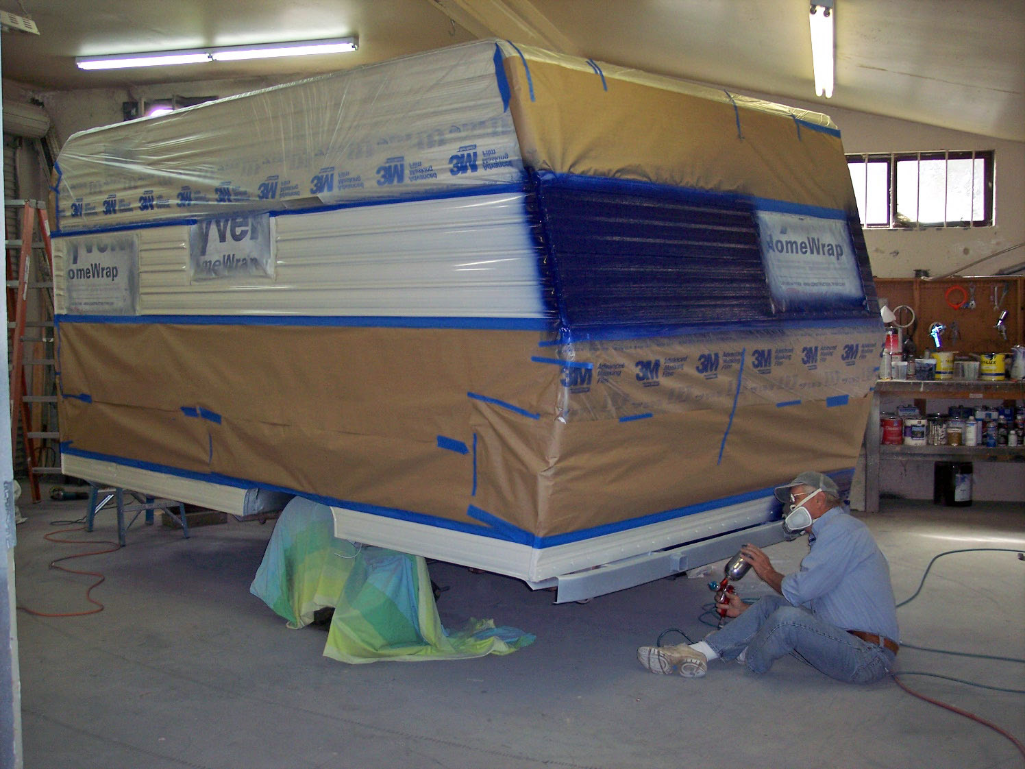 Adventures in Vintage Travel Trailer Remodel: Paint, Windows, Trim and ...