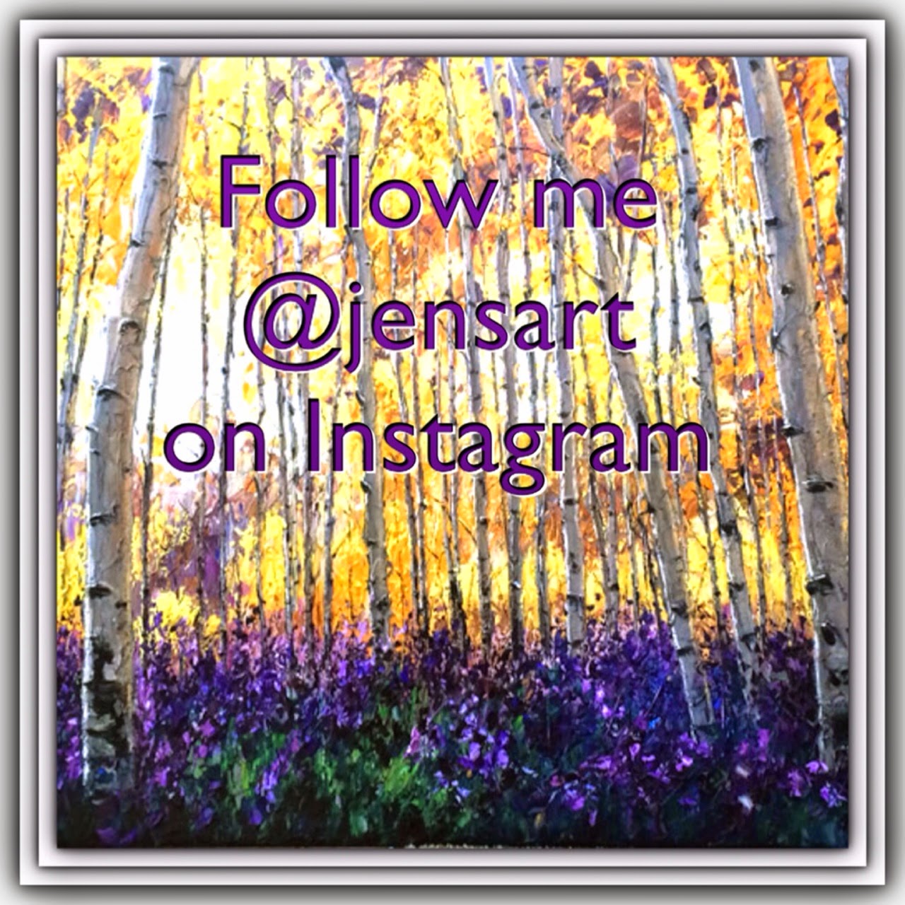 Aspen Paintings by Contemporary Aspen Artist Jennifer Vranes, Birch ...