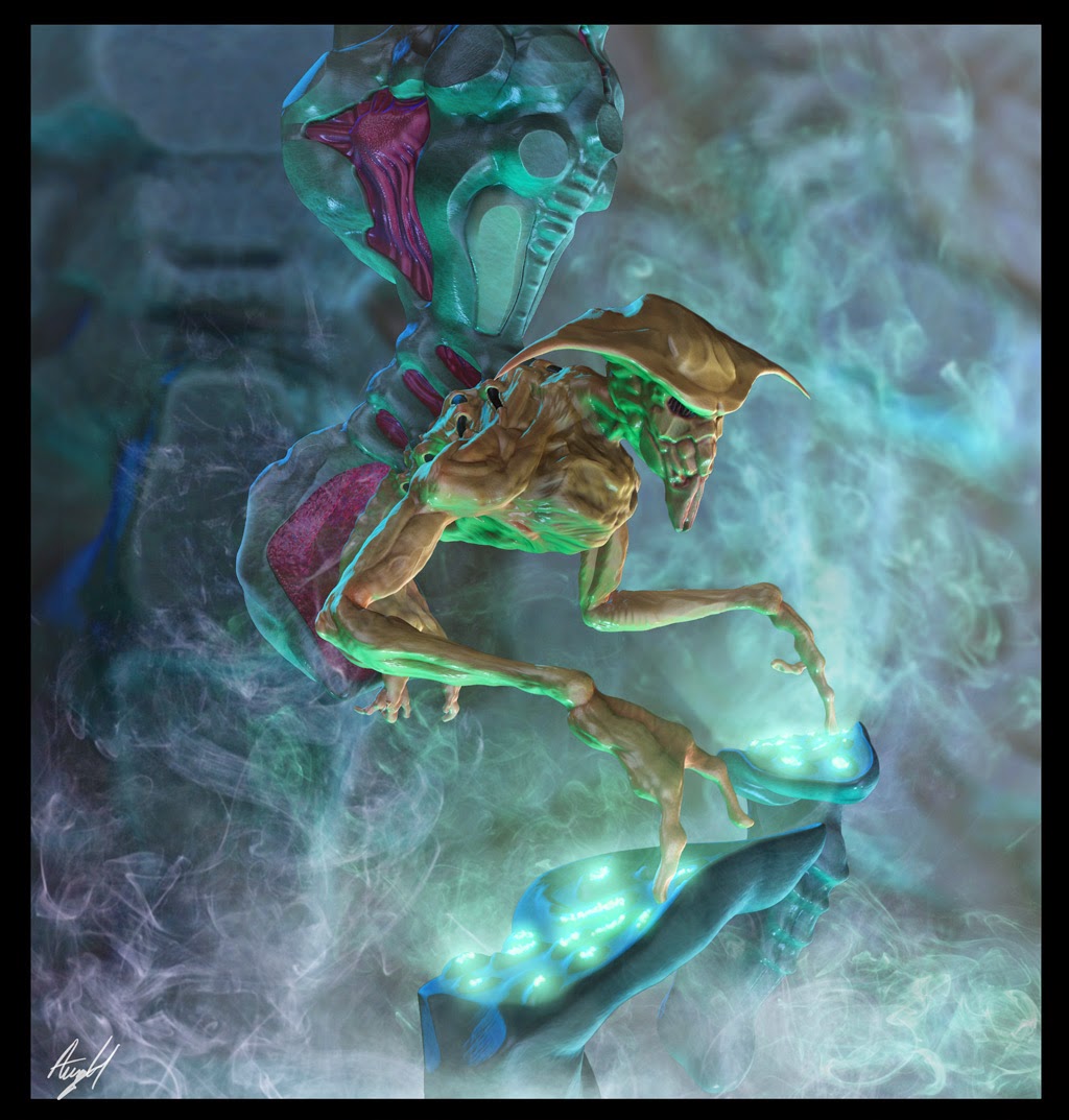 andrewhamiltoncreations: Zbrush Alien