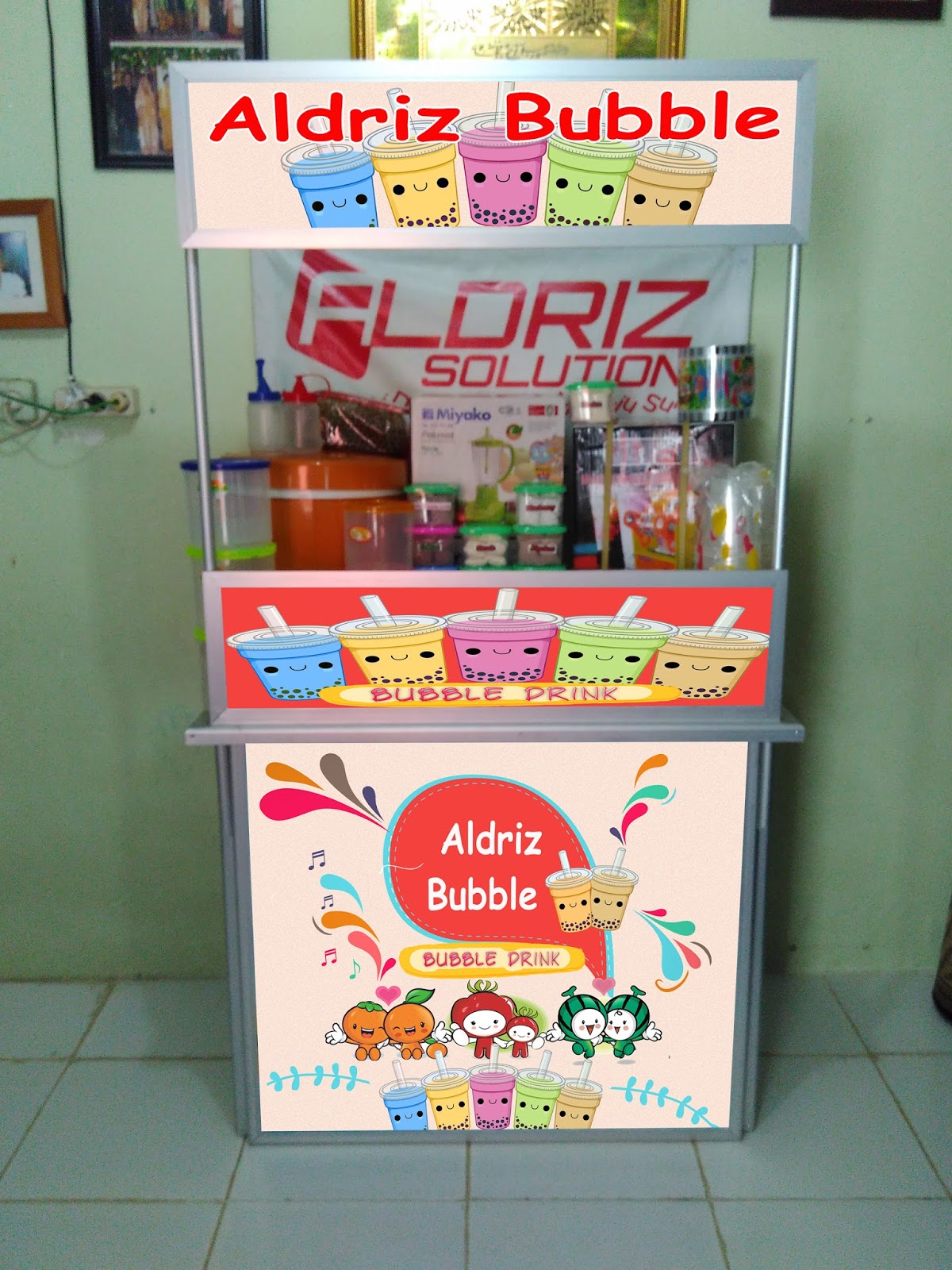 Usaha Bubble Drink Booth Portable: Usaha Bubble Drink Booth Portable