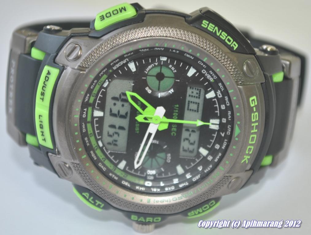 Apihmarang Shop Online (ASO): CASIO G-SHOCK PROTREK GREEN BLACK
