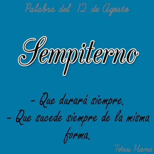 El Librero de Tetsu Hana: Palabras de la semana 33