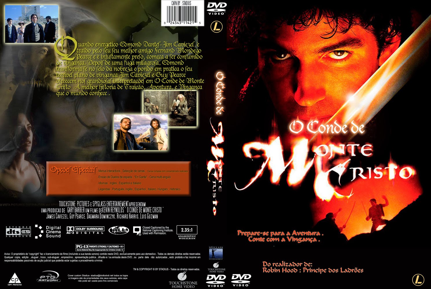 Capa do Filme - O Conde de Monte Cristo ~ Sam Capes