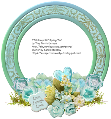 Escape From Reality Blog: FTU Cluster Frames "Spring Tea"