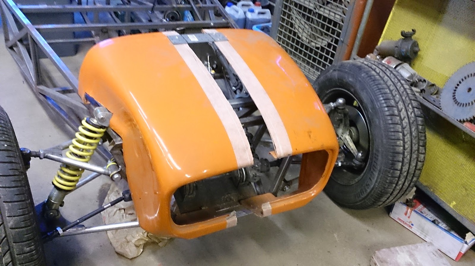 Locost McSorley 442: Äntligen ett inköpt bygge!