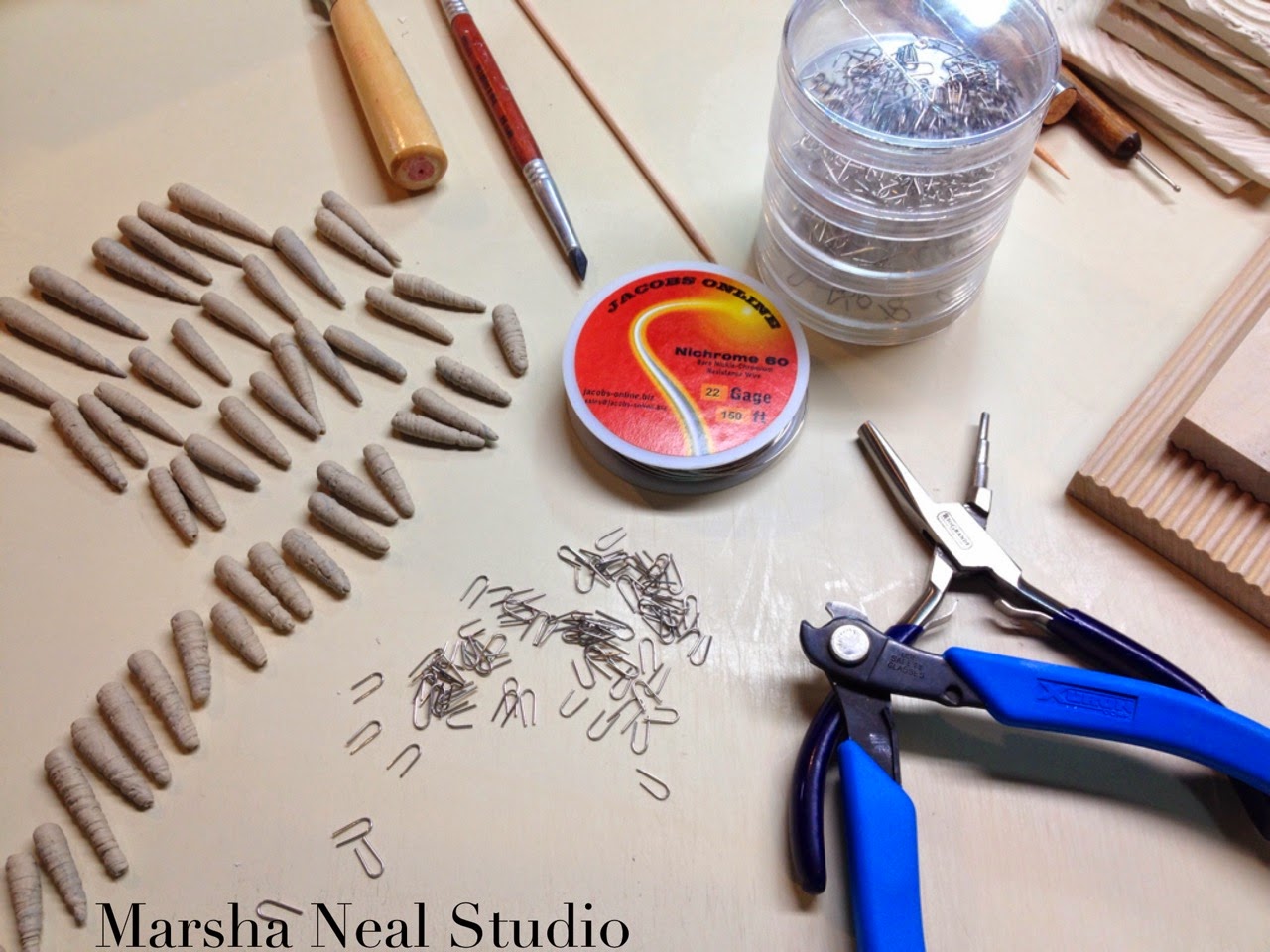 Love My Art Jewelry: Making Ceramic Beads with Wire Loops