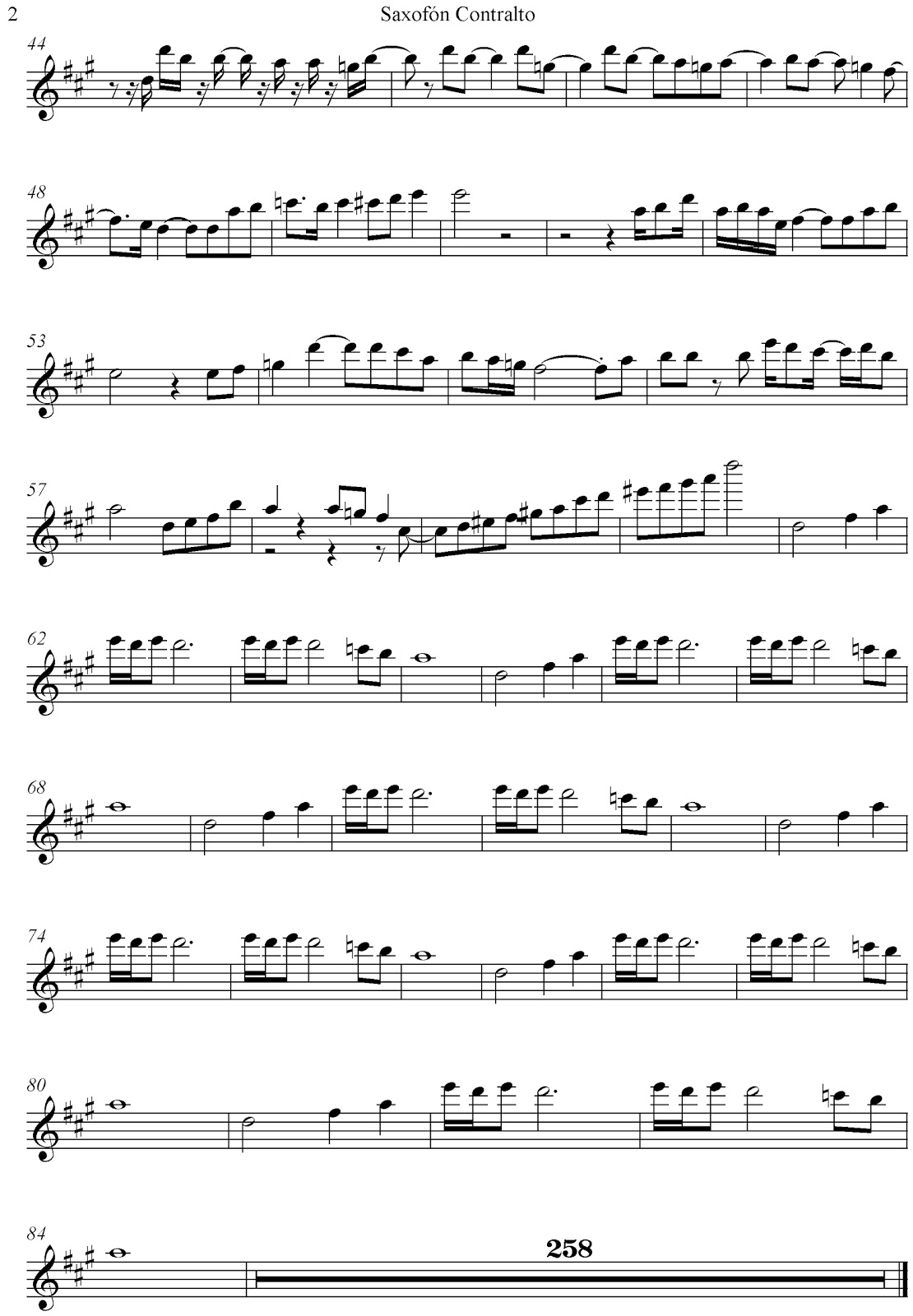 Pista y partitura de "Hey jude" para Saxo Alto - Partituras y pistas ...