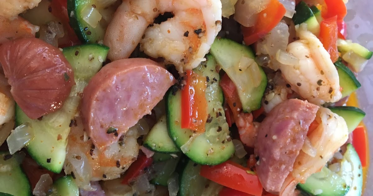 Pish Posh Cooking: Shrimp and Sausage Skillet