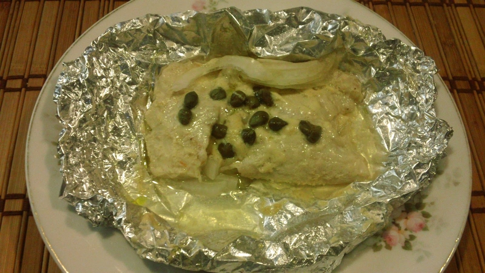 PESCADO EMPAPELADO A LA MOSTAZA | Mis recetas y demás