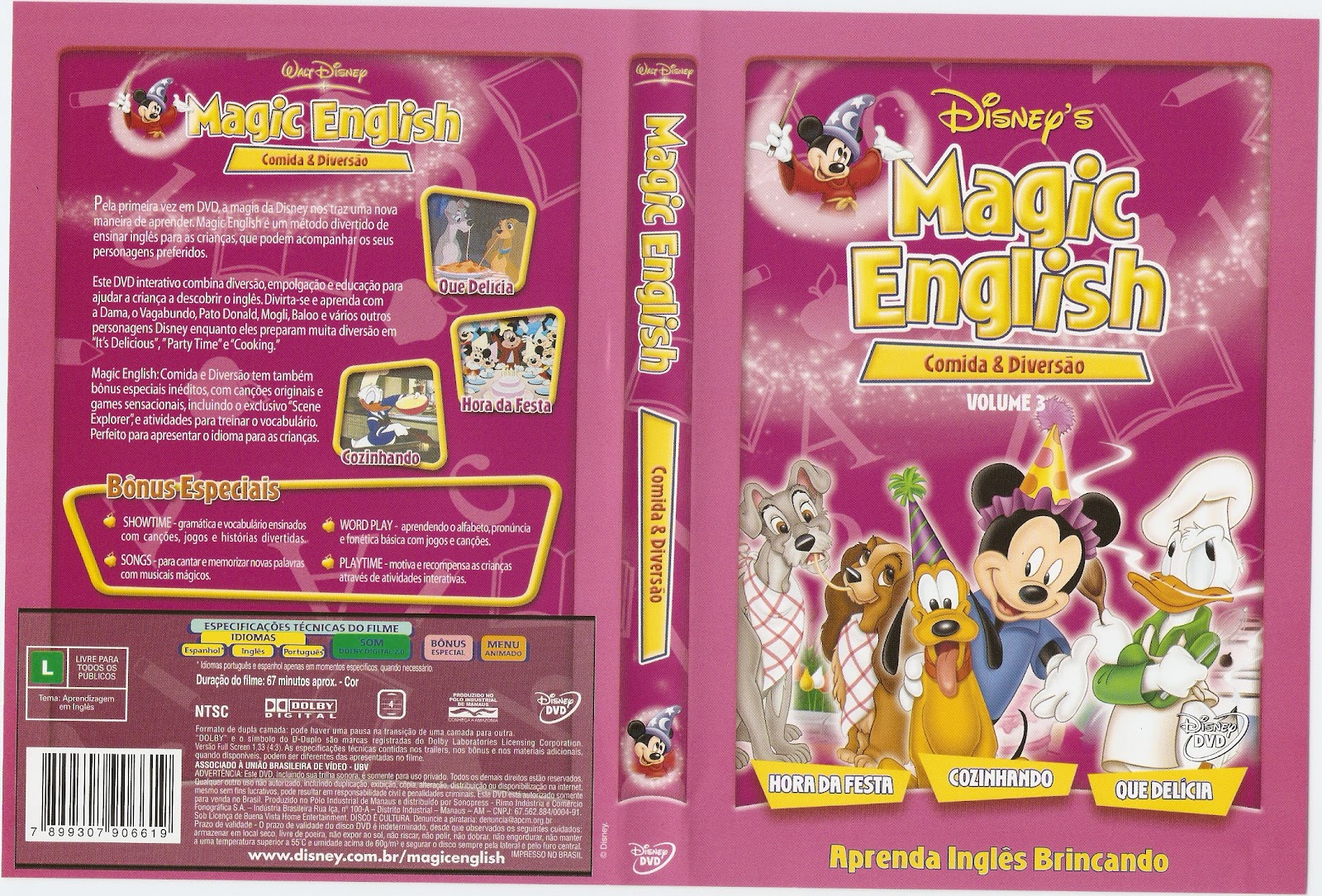 K&K Multimídia: Coleção Magic English - Walt Disney’s (8 Volumes)