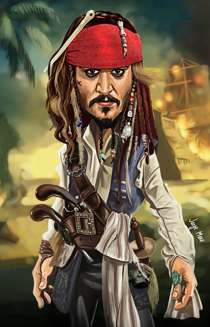 Caricaturas / Story Board: Jack Sparrow