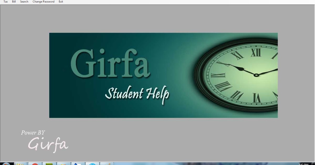 Girfa : Student Help: VB.Net Project