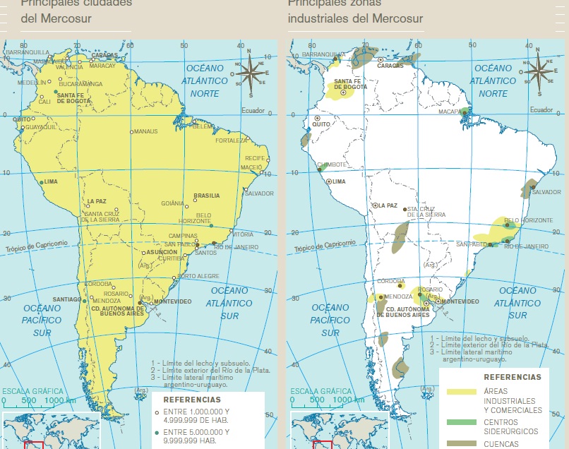 Seño Laura: Ciudades del Mercosur