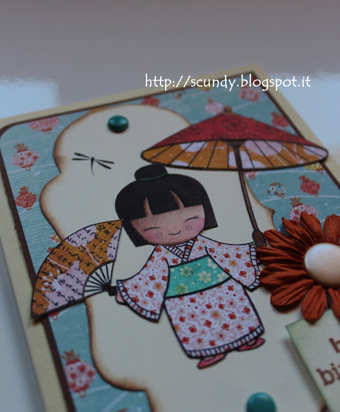 Scundy Scrap and Handmade: Card Swap di Buon Compleanno Sonia