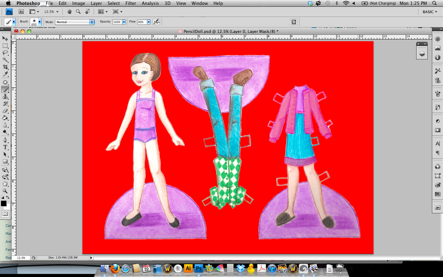 Paper Doll School: Editing in Photoshop