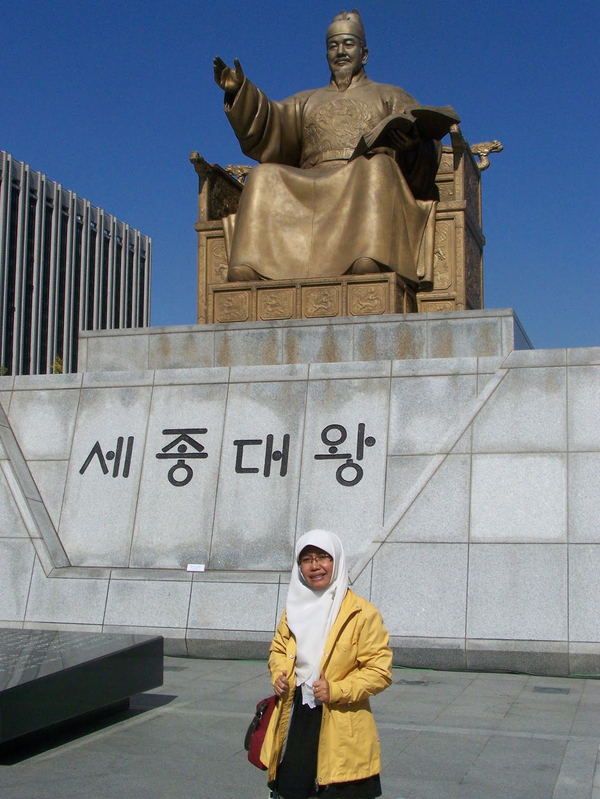 Perjalanan menuju Istana Gyeongbokgung Korea