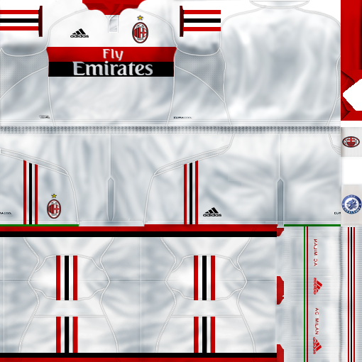 Pro Evolution Soccer: Kit AC Milan 2012/2013 by Chealsawy - PES 6 Edit