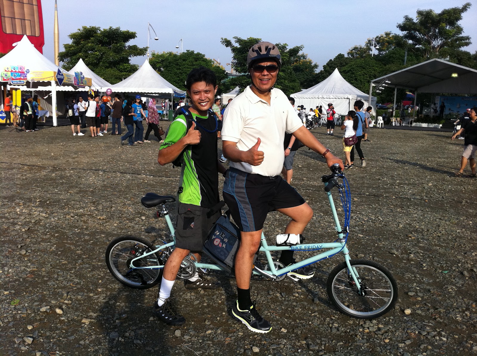 Myfamily cycles: Riding with Bike Friday Family Tandem & Tikit