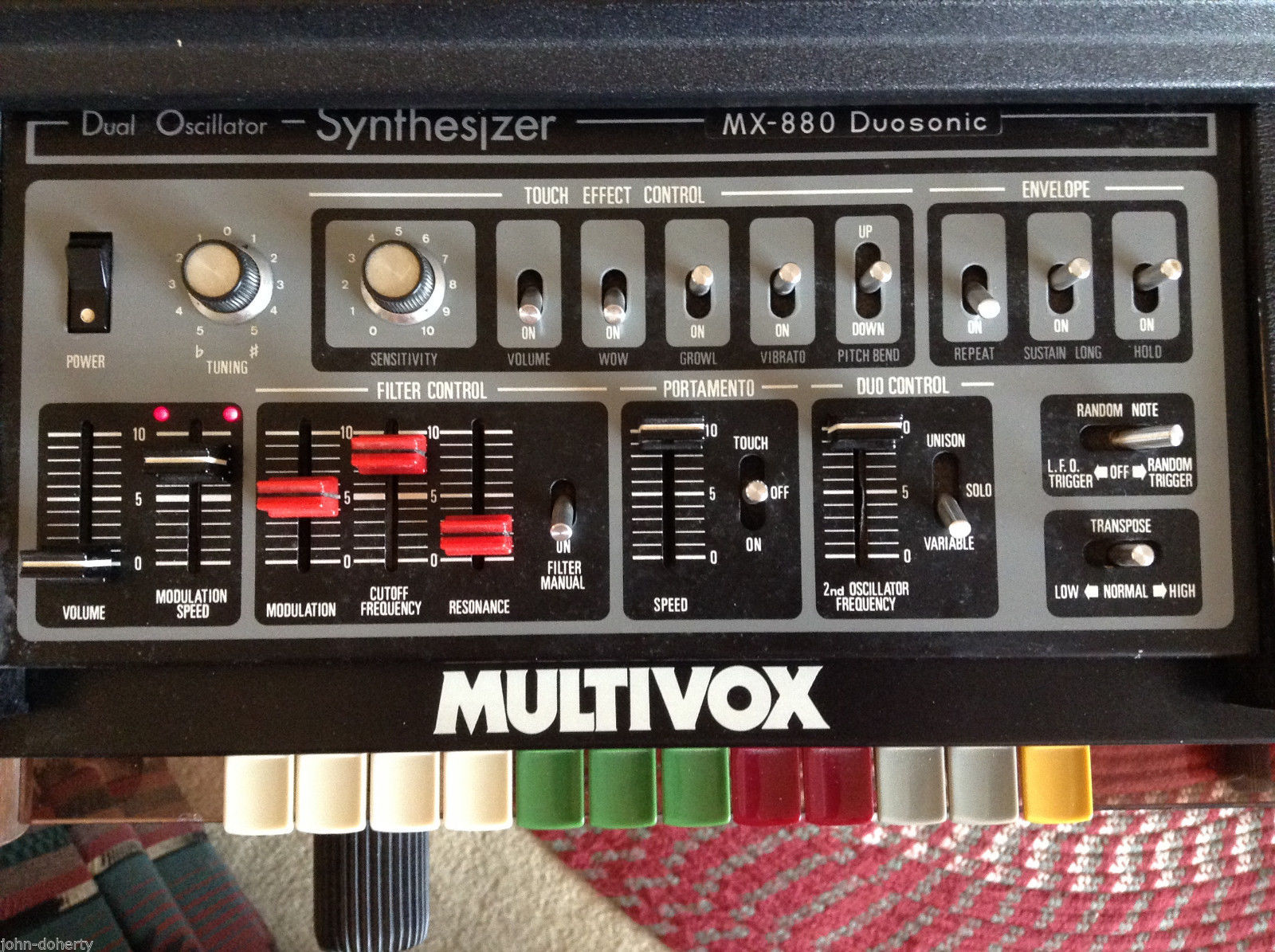 MATRIXSYNTH: 1973 Multivox MX-880