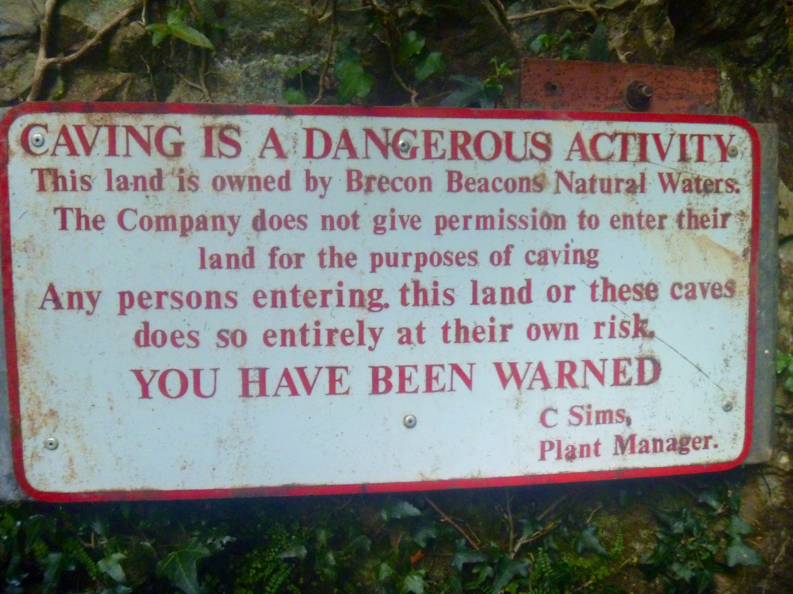 South Wales Caving Club - blog: Brown’s Caving Tours. Part 1: Llygad ...