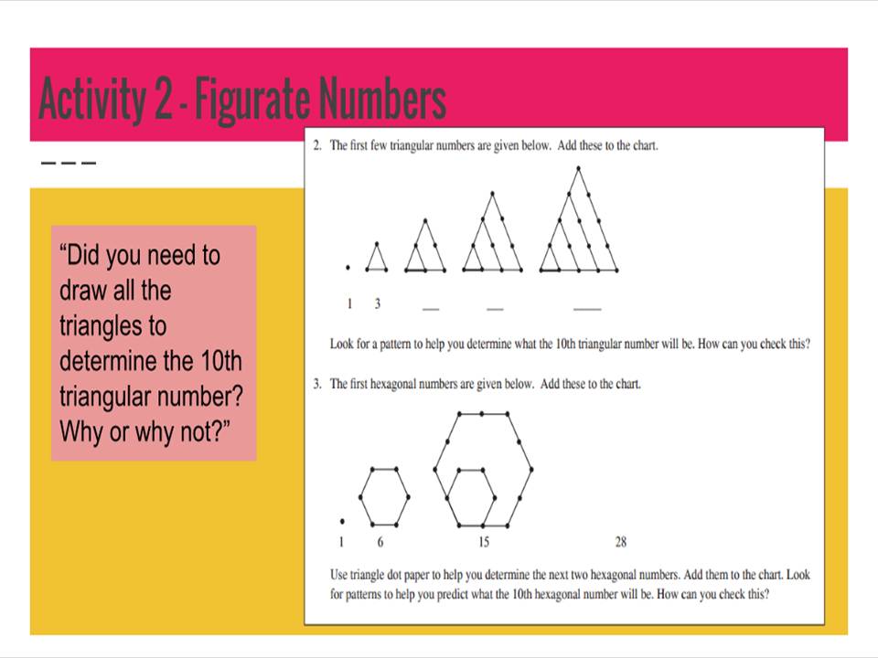 Ms Rashid: Investigating Patterns and Algebra #2