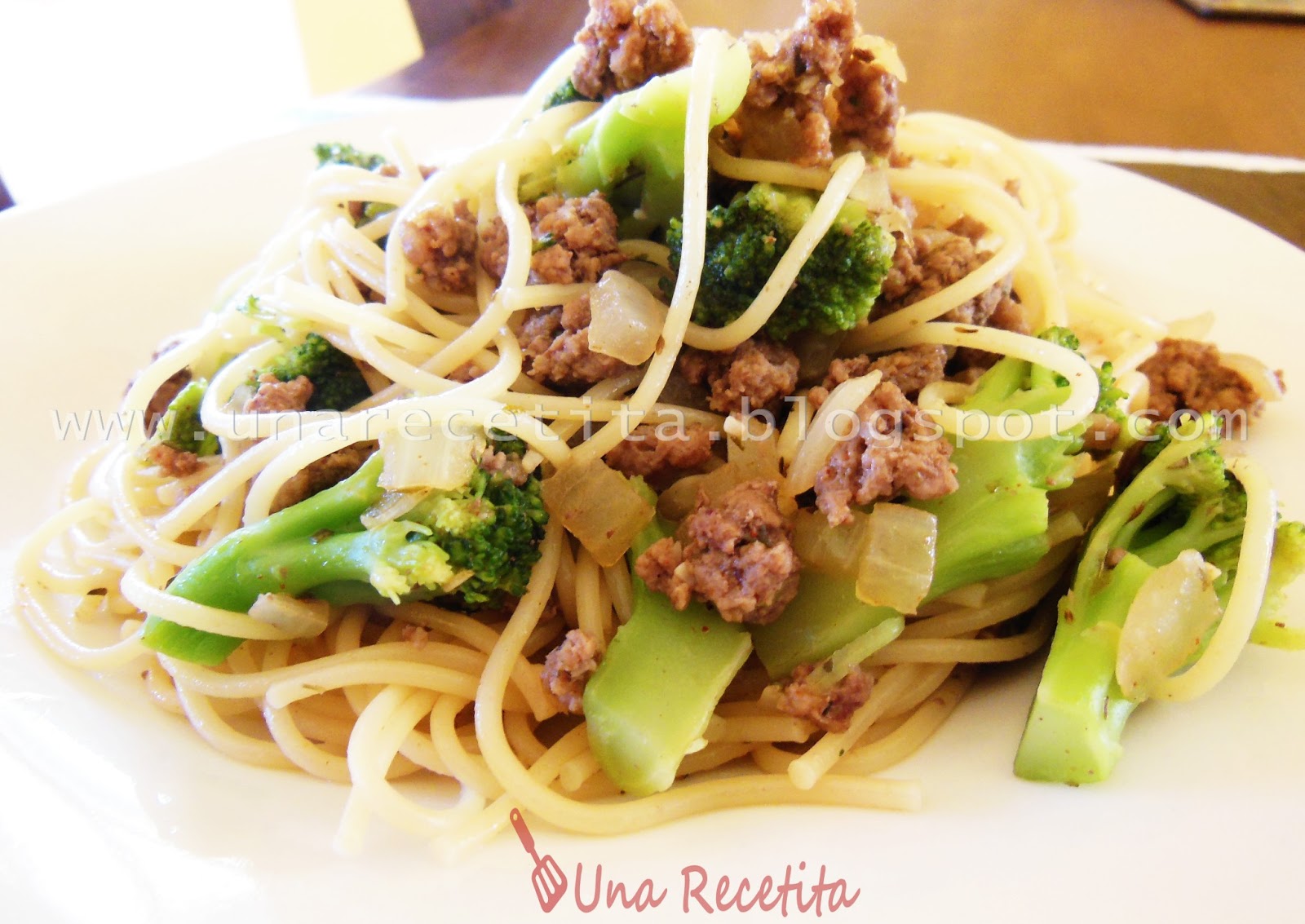 Una Recetita: Pasta con Brócoli y carne