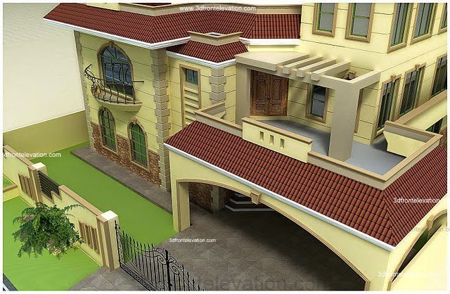 Pakistani House Front Elevation Designs - Design Talk