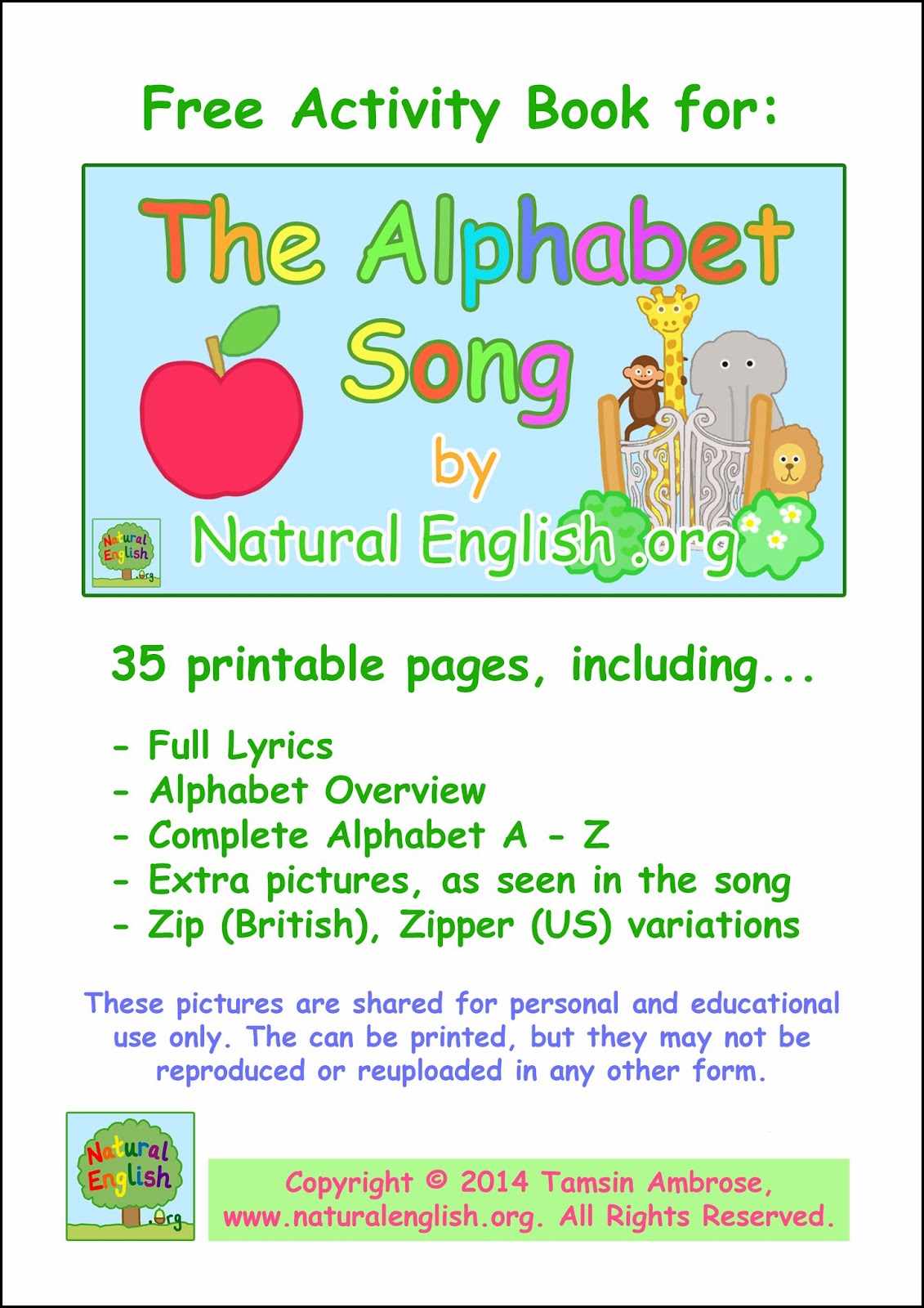NaturalEnglish.org: Fun Alphabet Song for Children...