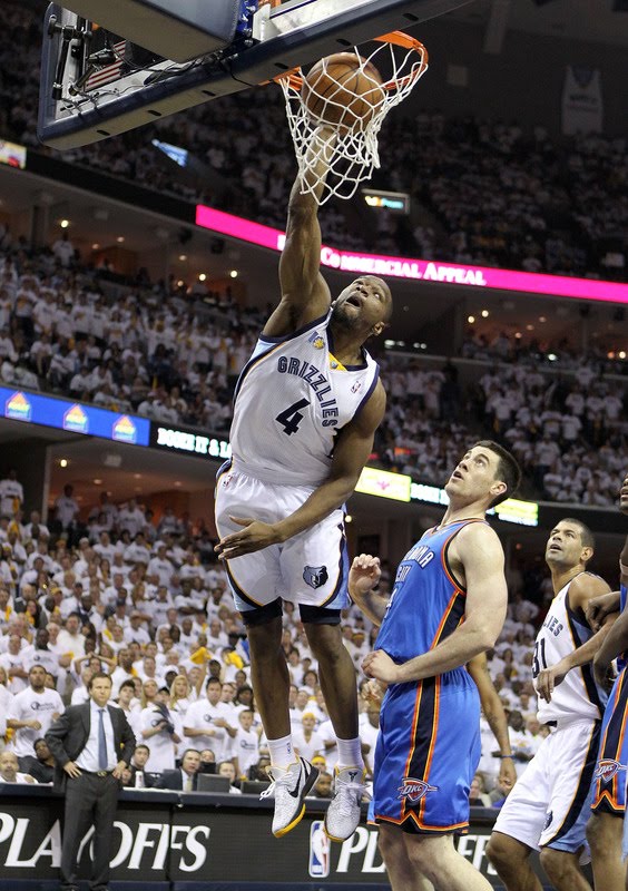 You Got Dunked On: 2011 NBA Playoffs: Sam Young Tomahawk Dunk vs ...