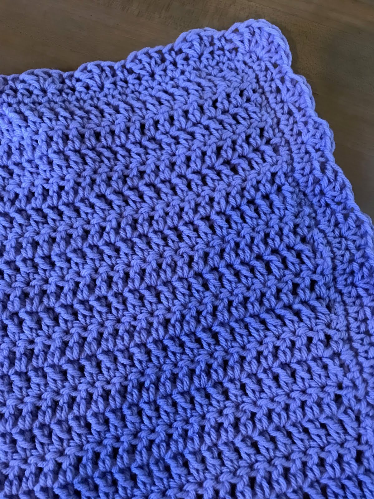 Purple Crochet Baby Blanket | Julie's Creative Lifestyle
