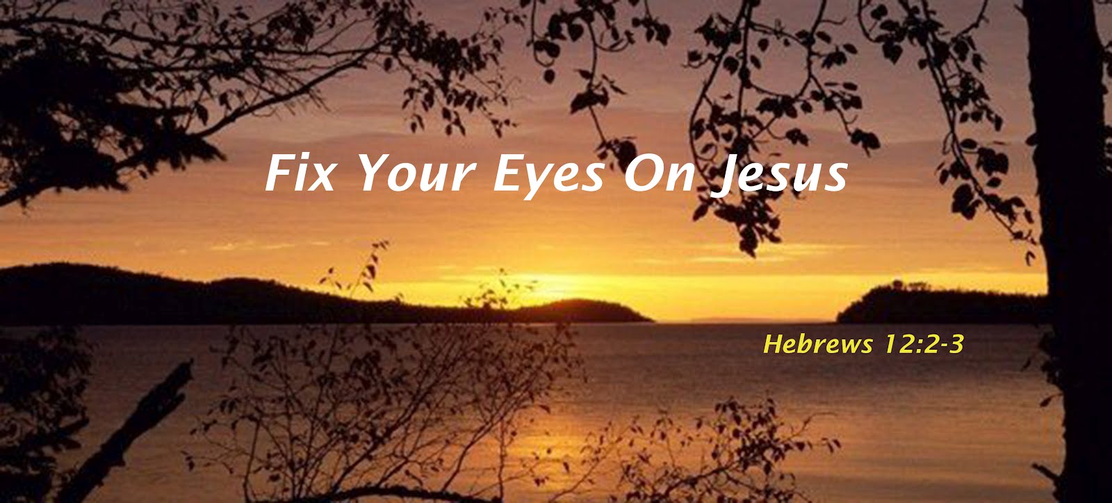 Fix Our Eyes On Jesus — Serian Man