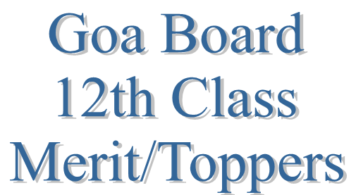 Goa 12th Merit list 2016 HSSC Result Topper Name Wise Rank