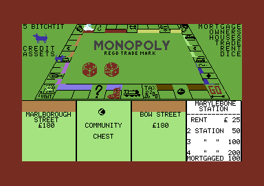Bod Blog Gaming: Monopoly C64