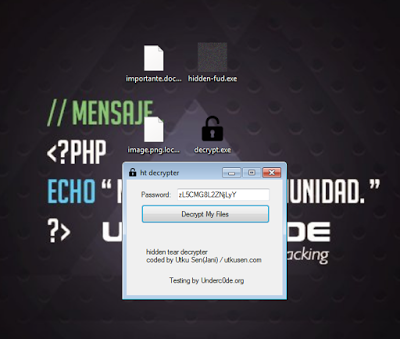 Hidden Tear – Ransomware Open Source - Candado Informatico