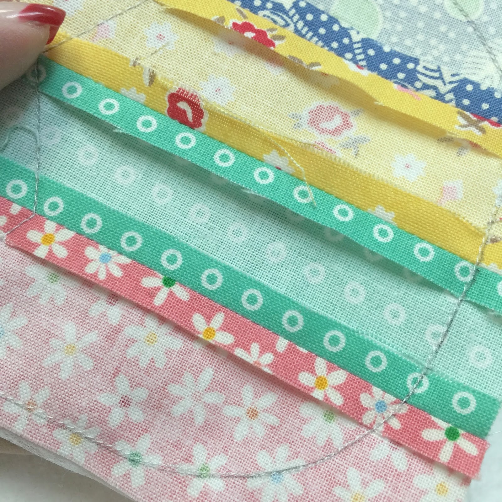 Sew Simple Shapes - Patchwork Tulip Tutorial with More Leaves and ...