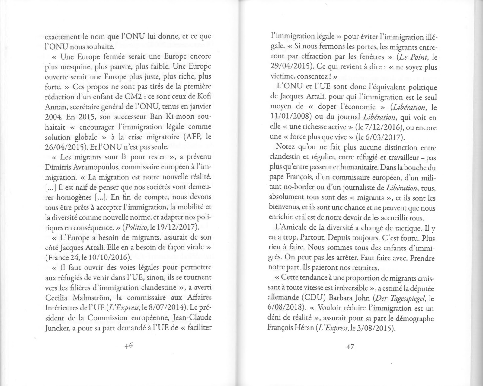 école : références: Laurent Obertone, La France interdite (2018)